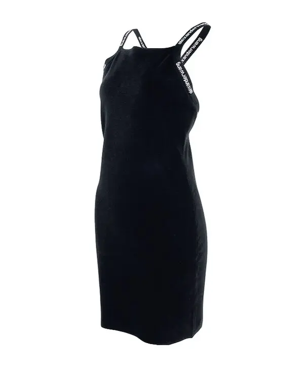 Alexander Wang Logo Jacquard Mini Dress