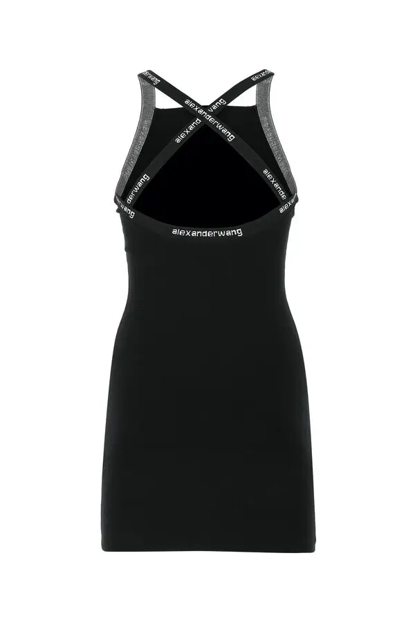 Alexander Wang Logo Jacquard Mini Dress