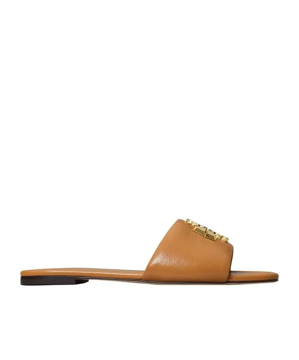 Tory Burch Eleanor Slides - Brown