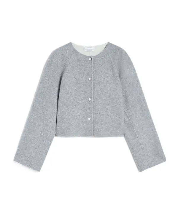 Max Mara Cropped Wool And Cashmere Jacket