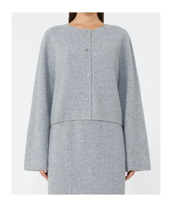 Max Mara Cropped Wool And Cashmere Jacket
