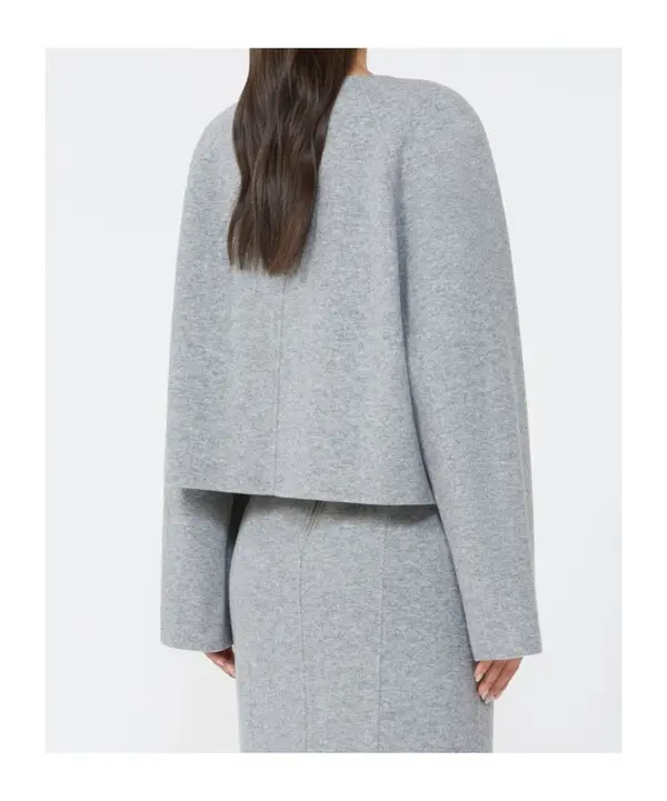 Max Mara Cropped Wool And Cashmere Jacket