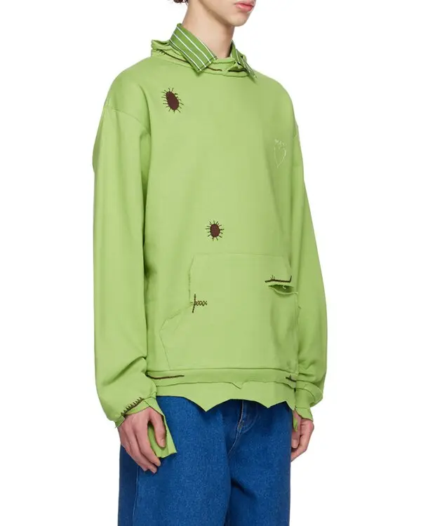 Marni Long-sleeved Distressed Sweatshirt