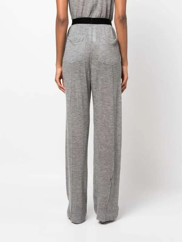 TOM FORD Logo Waistband Track Pants - Gray
