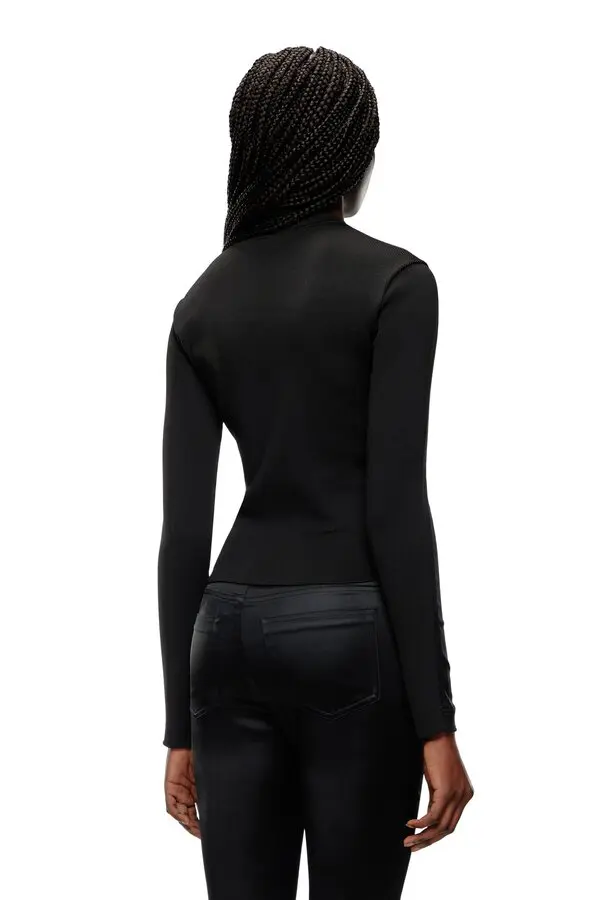 DIESEL® G-oper Rib-knit Stretch Satin Jacket