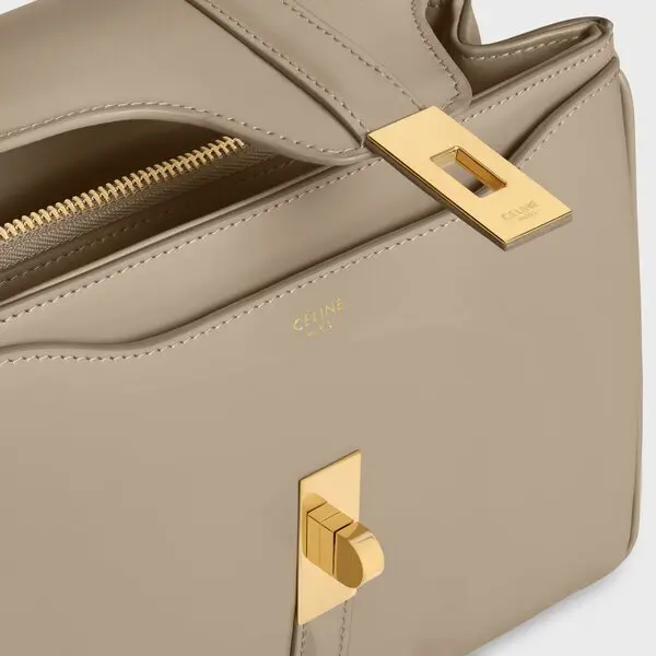 Celine Small 16 Bag In Satinated Calfskin - Nude