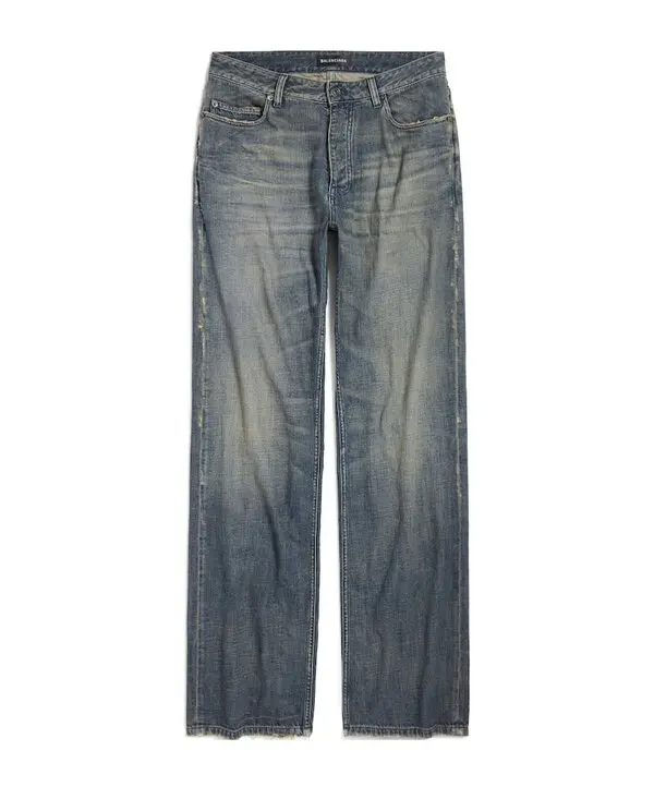 Balenciaga Relaxed Fit Jeans - Blue