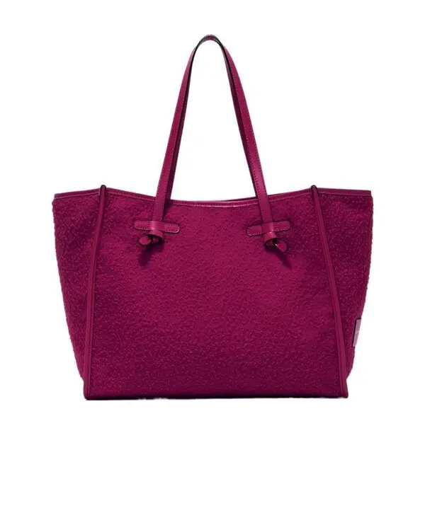 GIANNI CHIARINI Tote Bag With Leather Handles - Red