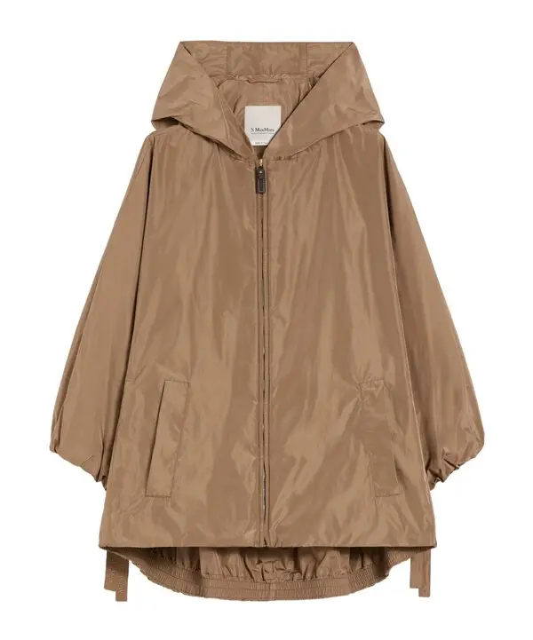 Max Mara Drawstring Hem Coat