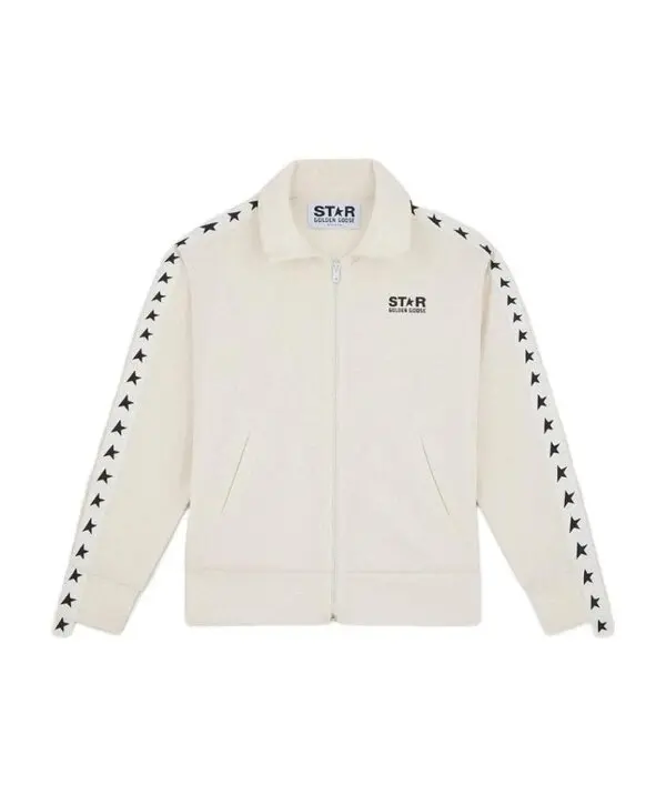 GOLDEN GOOSE Star Printed Track Jacket - White