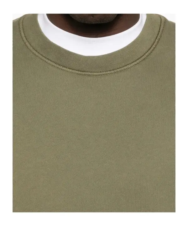 Stone Island Logo Patch Crewneck Sweatshirt - Gray