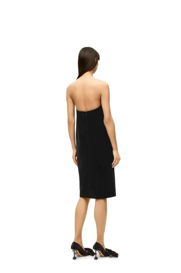 Loewe Velvet Bustier Dress