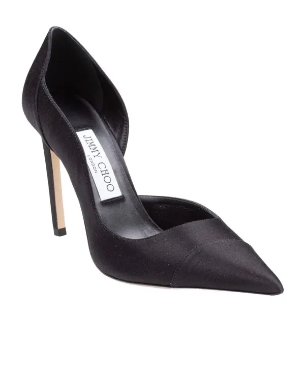 JIMMY CHOO Brigitte 100 Pointed-toe Pumps - Black