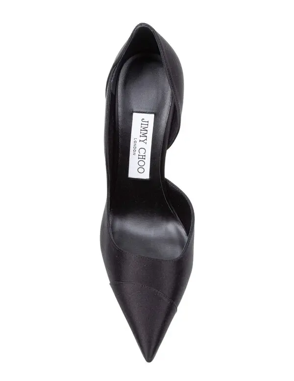 JIMMY CHOO Brigitte 100 Pointed-toe Pumps - Black