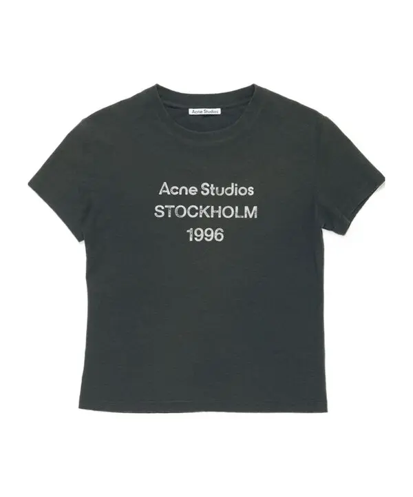 Acne Studios Logo Printed Crewneck T-shirt - No