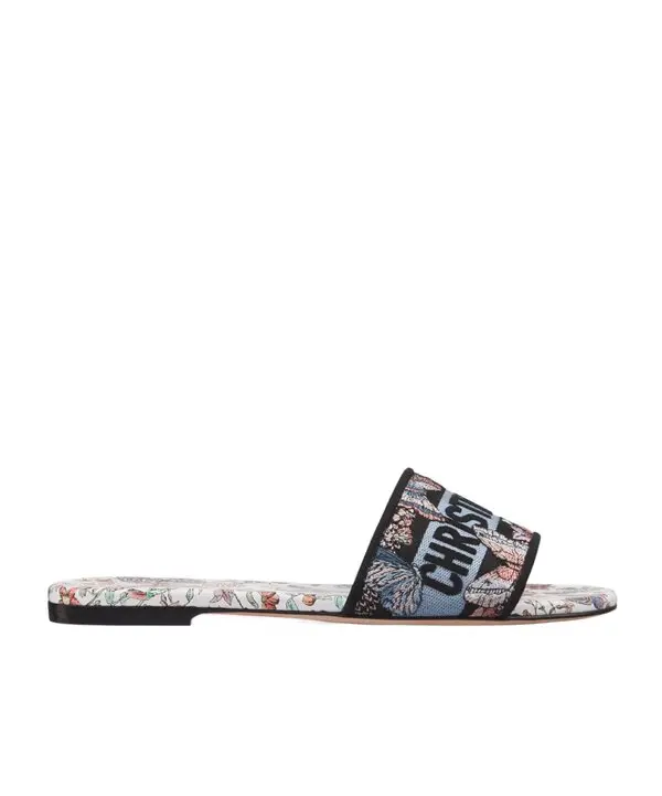 Dior Dway Slide Sandals - Black