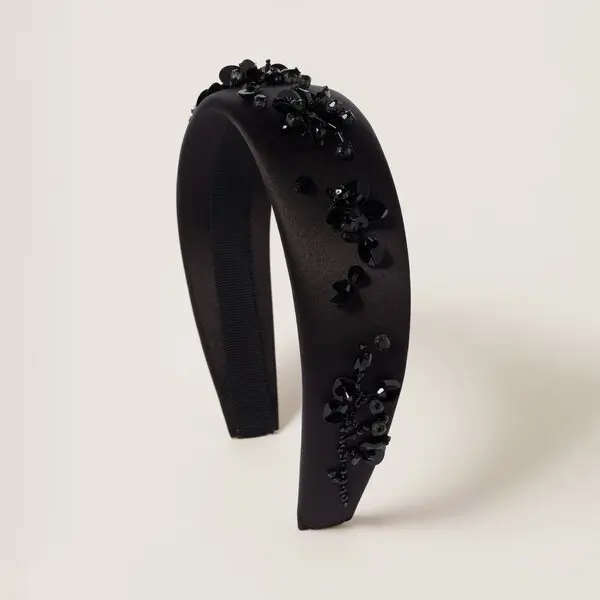 Miu Miu Embellished Duchesse Hairband