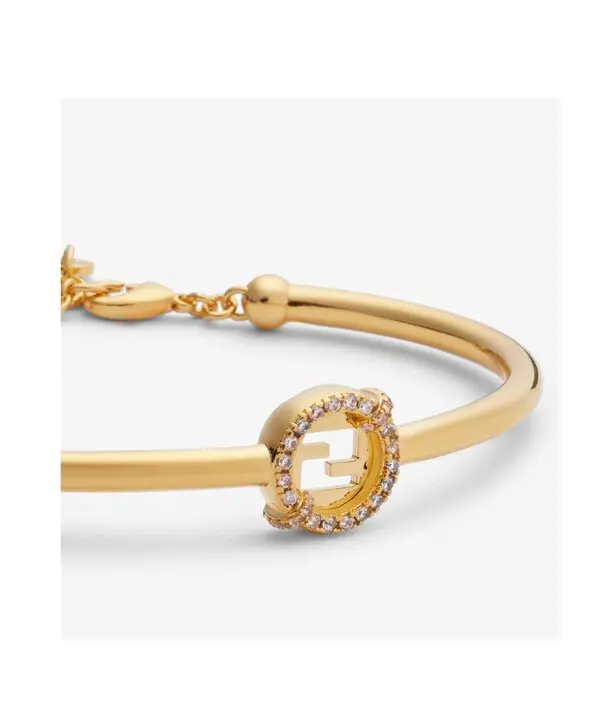 Fendi Everround Embellished Logo Bracelet