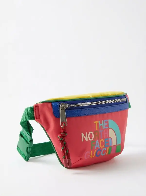Gucci X The North Face Logo Waist Bag - Red