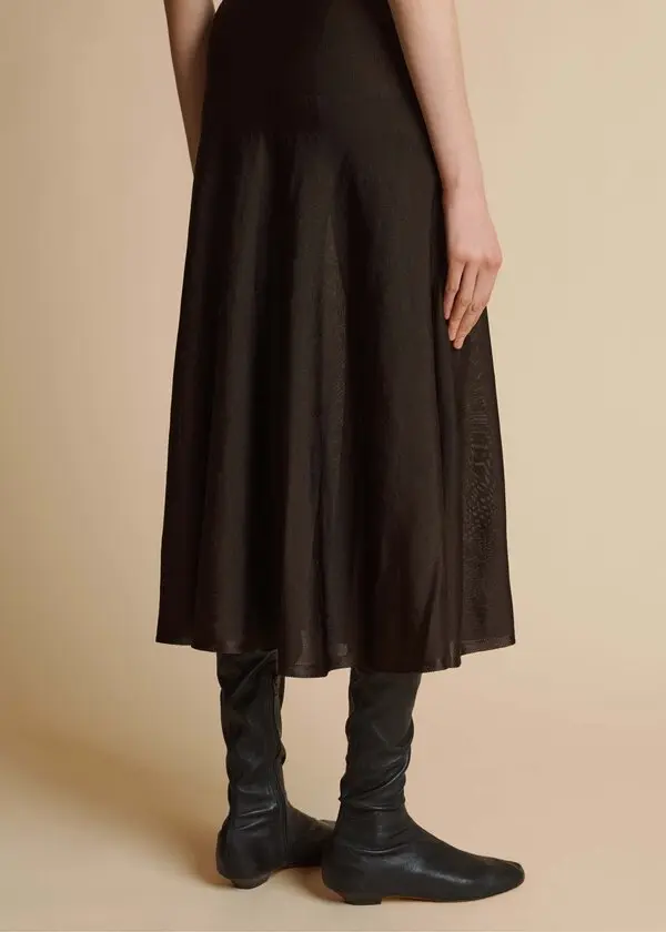 Khaite Hencil" Boatneck Dress