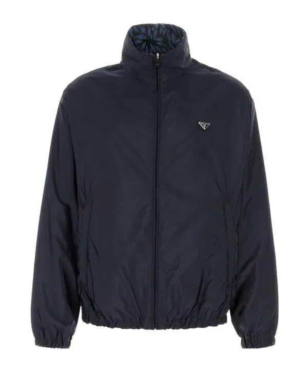 Prada Zip-up Reversible Jacket - Navy Blue