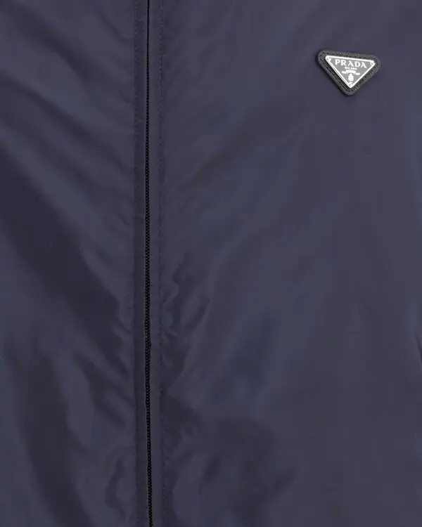 Prada Zip-up Reversible Jacket - Navy Blue
