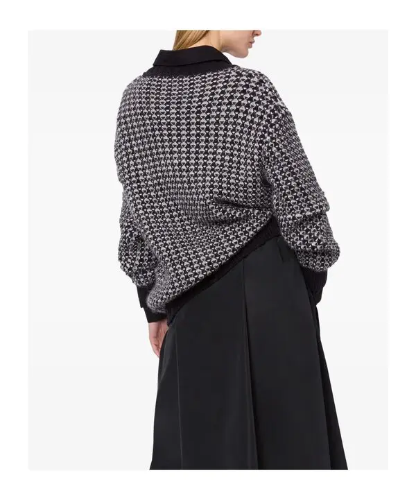 Alberta Ferretti Oversized V-neck Jumper