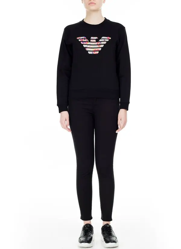 Emporio Armani Logo Patterned Sweater
