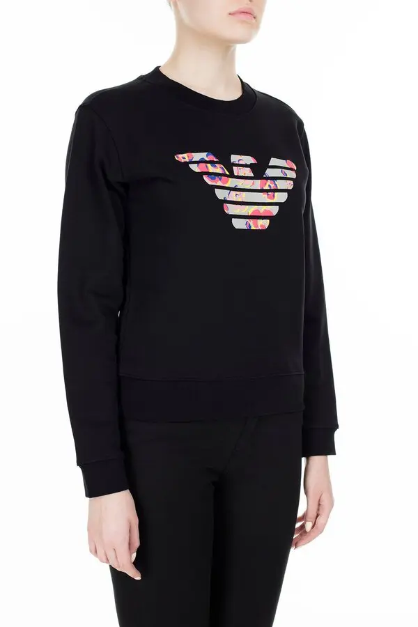 Emporio Armani Logo Patterned Sweater