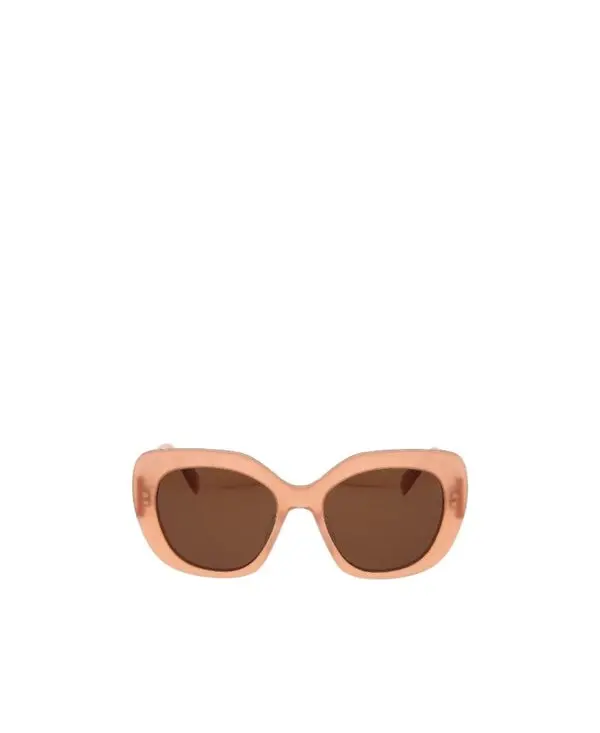 Celine Butterfly Frame Sunglasses With Triomphe Plaque - Orange