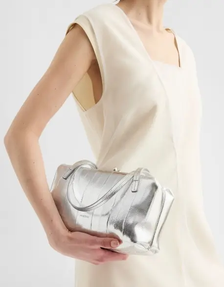 JIL SANDER Goji Small Rectangular Clutch - Atlantic Deep