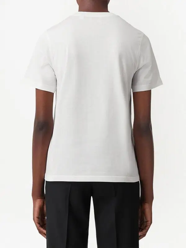 Burberry Logo Detailed Crewneck T-shirt