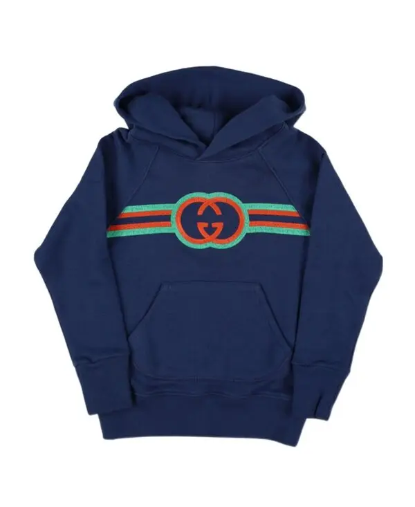 Gucci Long-sleeved Hooded Sweater With Interlocking G Detail