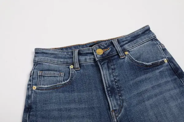 LIUREGALI Straight Leg Zipper Jeans