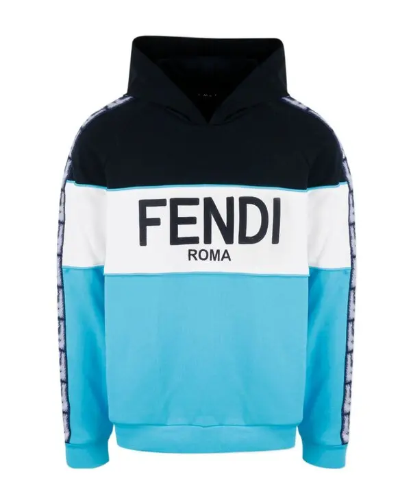 Fendi Logo Embroidered Hoodie