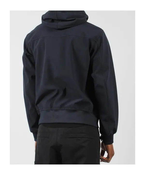 Stone Island Hooded Jacket With Logo Patch