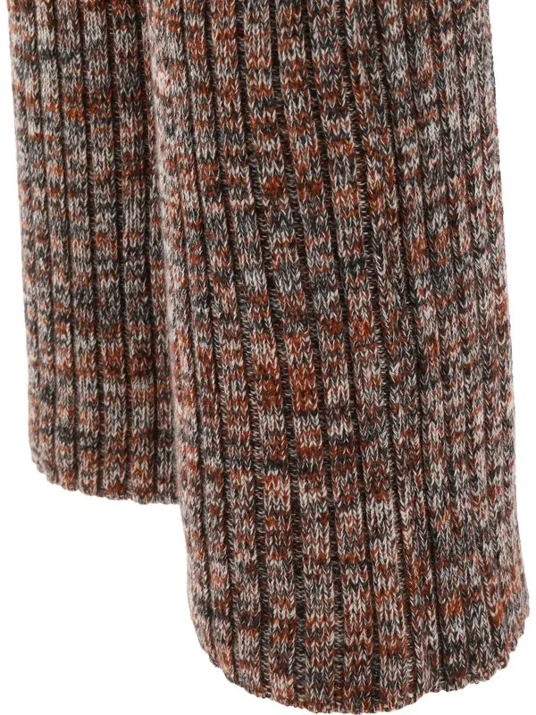 Chloé Ribbed Knit Bell-bottom Trousers