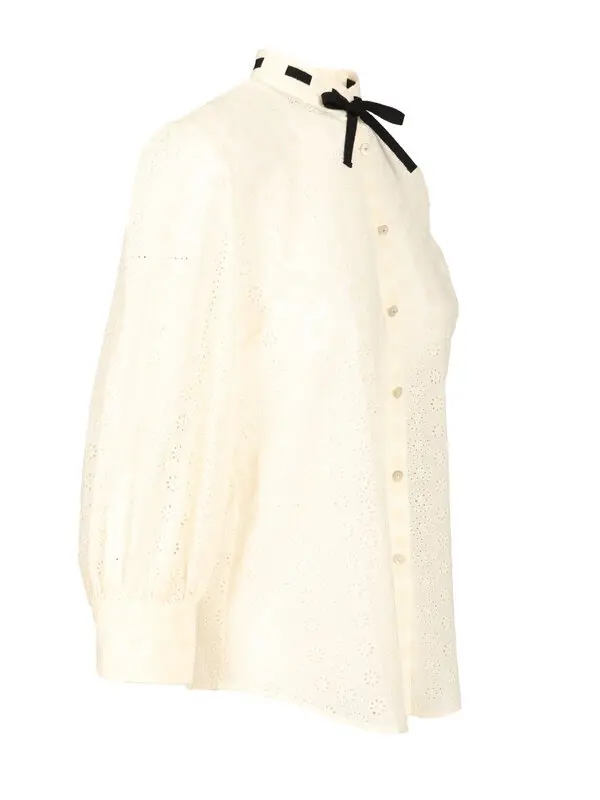 Valentino Garavani Embellished Bow Detail Shirt