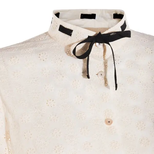 Valentino Garavani Embellished Bow Detail Shirt