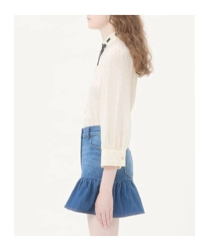 Valentino Garavani Embellished Bow Detail Shirt