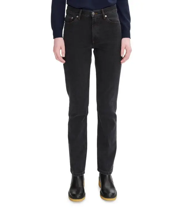 A.p.c. Molly Straight-leg Jeans In Stone Wash