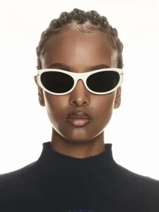 Off-White Napoli Oval Frame Sunglasses