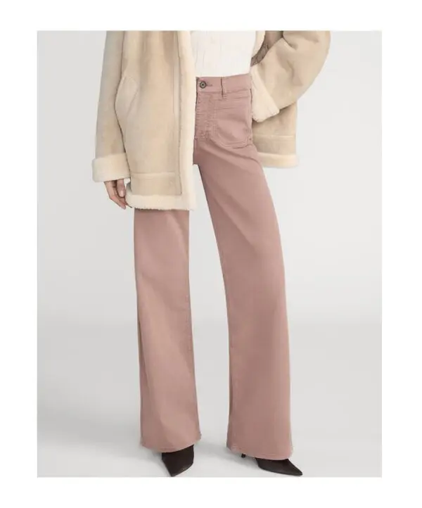 FRAME High Waist Flare Jeans - Lavender