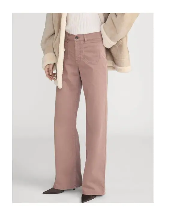 FRAME High Waist Flare Jeans - Lavender