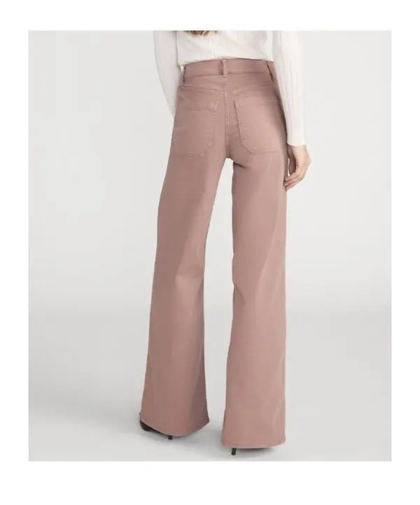 FRAME High Waist Flare Jeans - Lavender