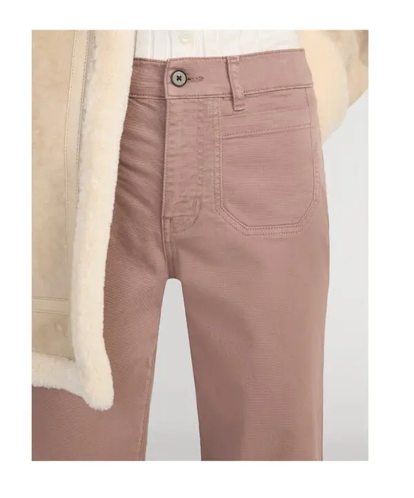 FRAME High Waist Flare Jeans - Lavender