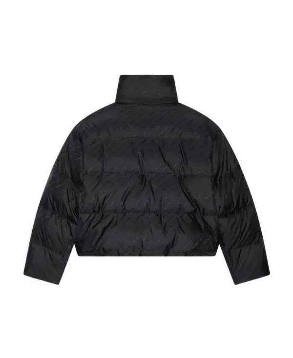 Balenciaga Allover Logo Bb Puffer Jacket