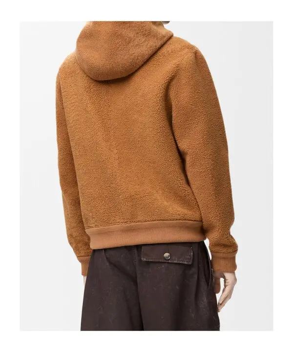 Loewe Hooded Reversible Leather Jacket - Brown