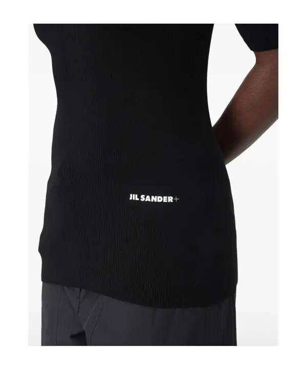 JIL SANDER Ribbed Short-sleeve T-shirt