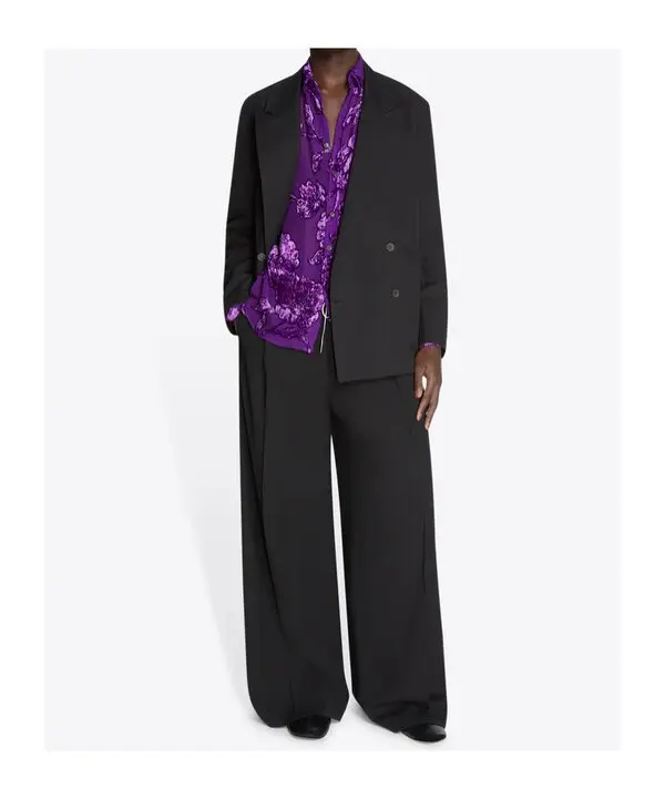 Dries Van Noten Double-breasted Suit Jacket - Black